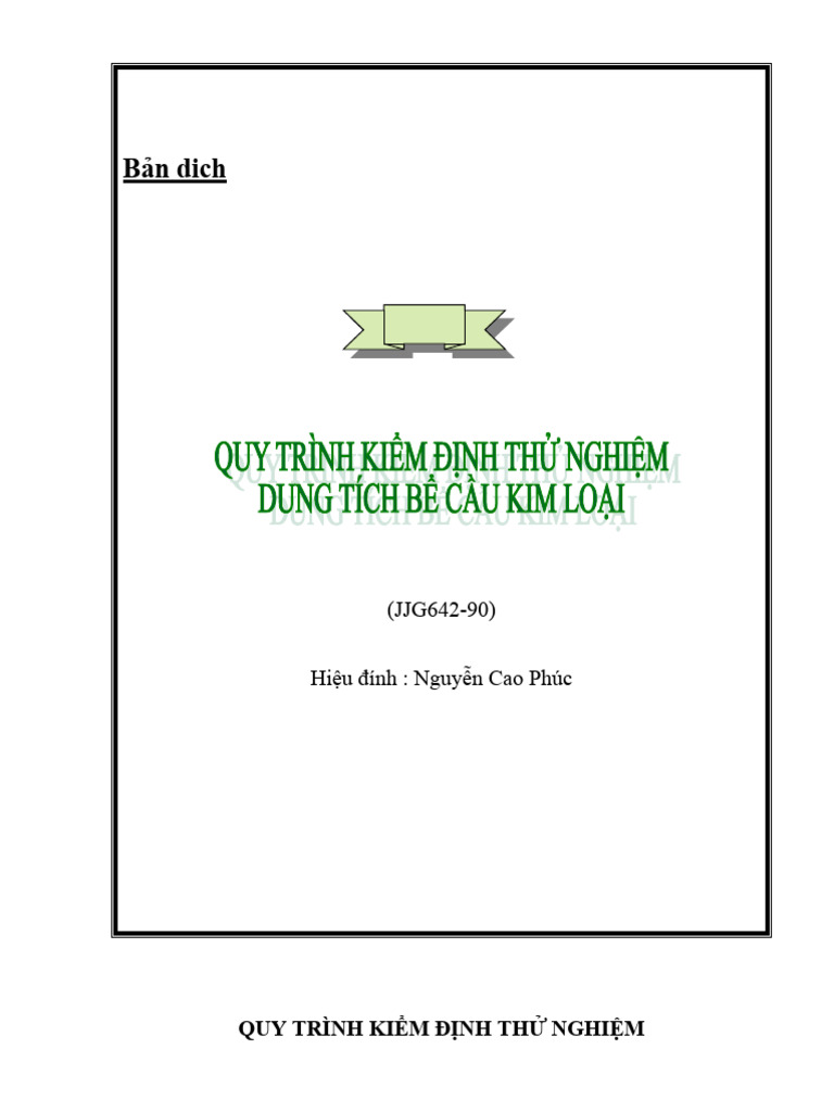 QTKD Be Cau-TQ Hieu Dinh | PDF