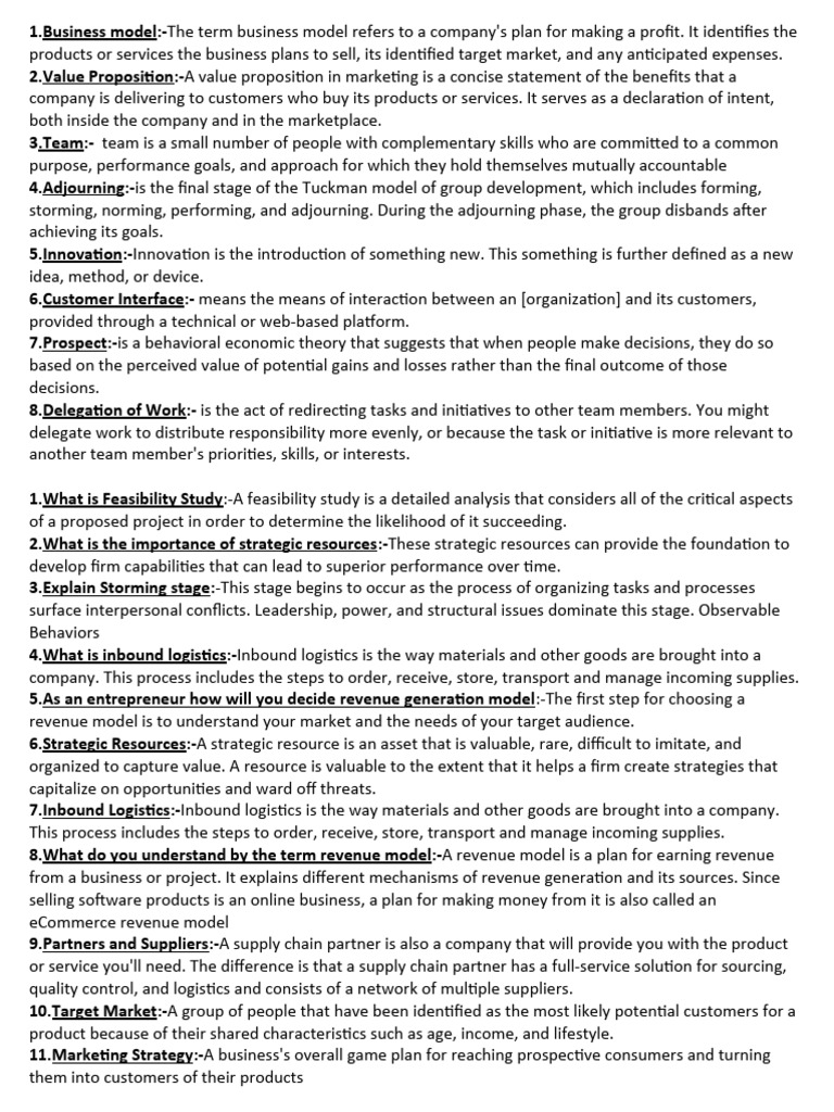 Key Elements of Effective Business Models | PDF | Business Model ...
