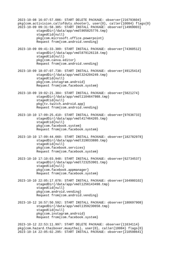PM Debug Info | PDF | Android (Operating System) | Operating System Families