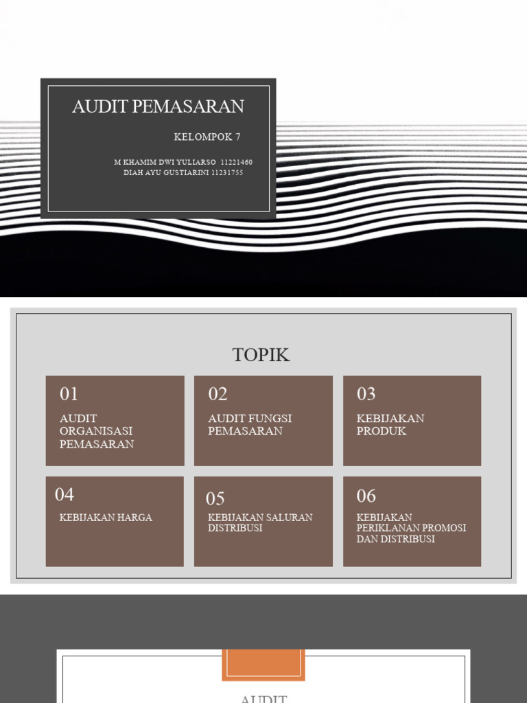 Team 7 Audit Manajemen Pemasaran | PDF