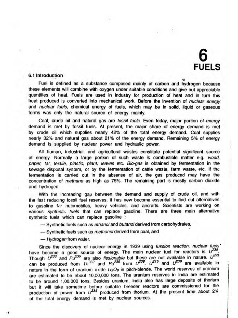 Heat Engines Vol 1 Fuels | PDF | Petroleum | Kerosene