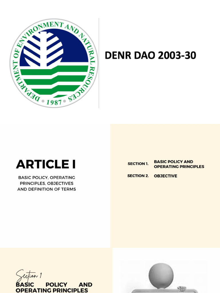 DENR Administrative Order No. 2003-30-2 | PDF | Environmental Impact ...