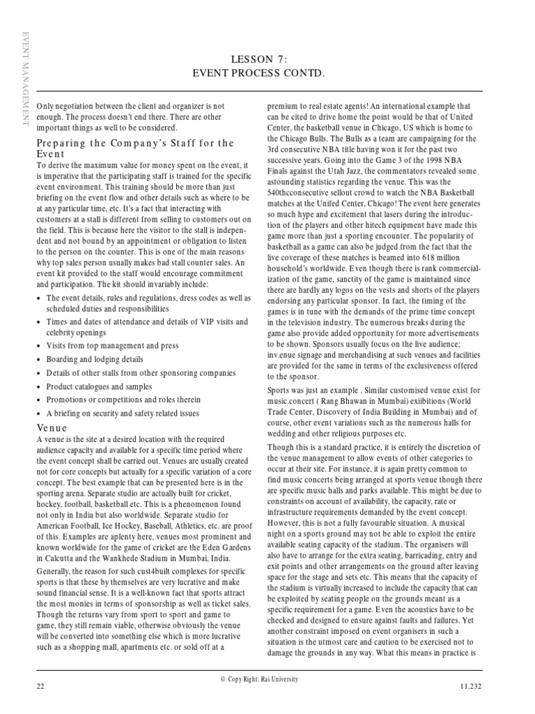 Lecture 07 | PDF | Stadium | Concept