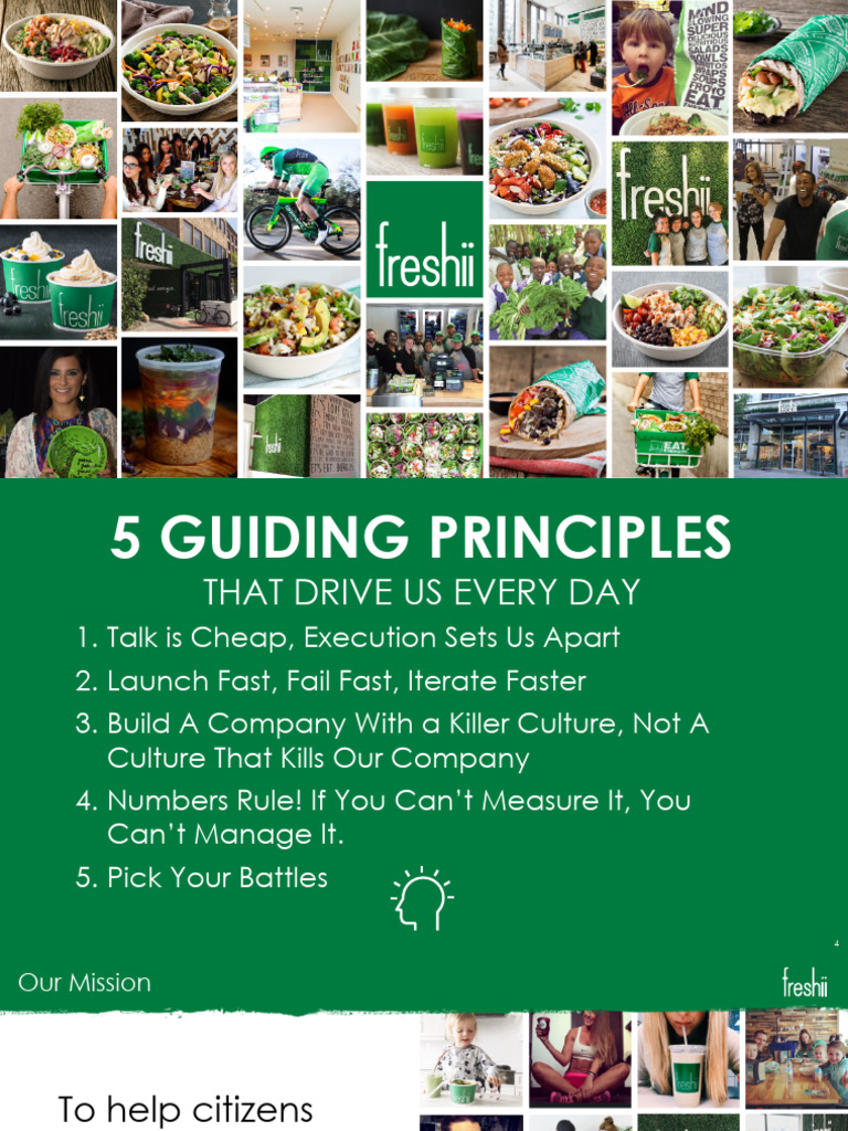 Freshii Presentation - 2018 | PDF | Menu | Franchising