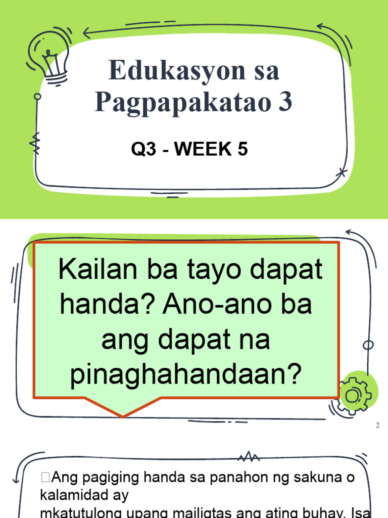 Q3 - Esp 3 - Week 5 | PDF