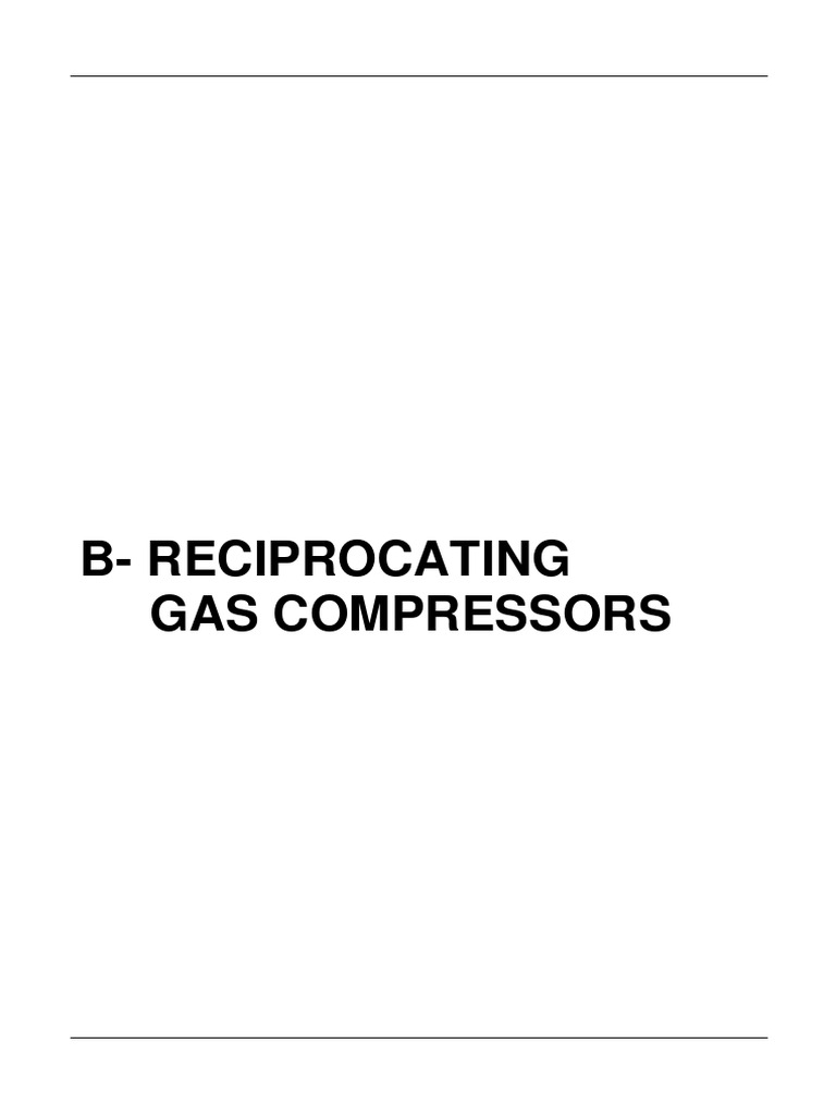 Inspection and Overhaul For Reciprocating Compressor | PDF | Piston ...