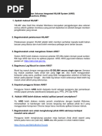 Log Masuk Dan Cara Mengisi AINS | PDF
