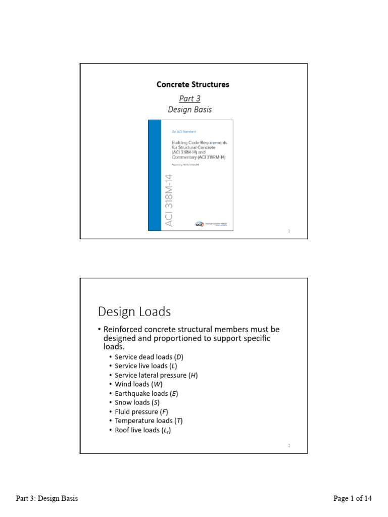 Part 3-Design Basis | PDF | Structural Load | Materials