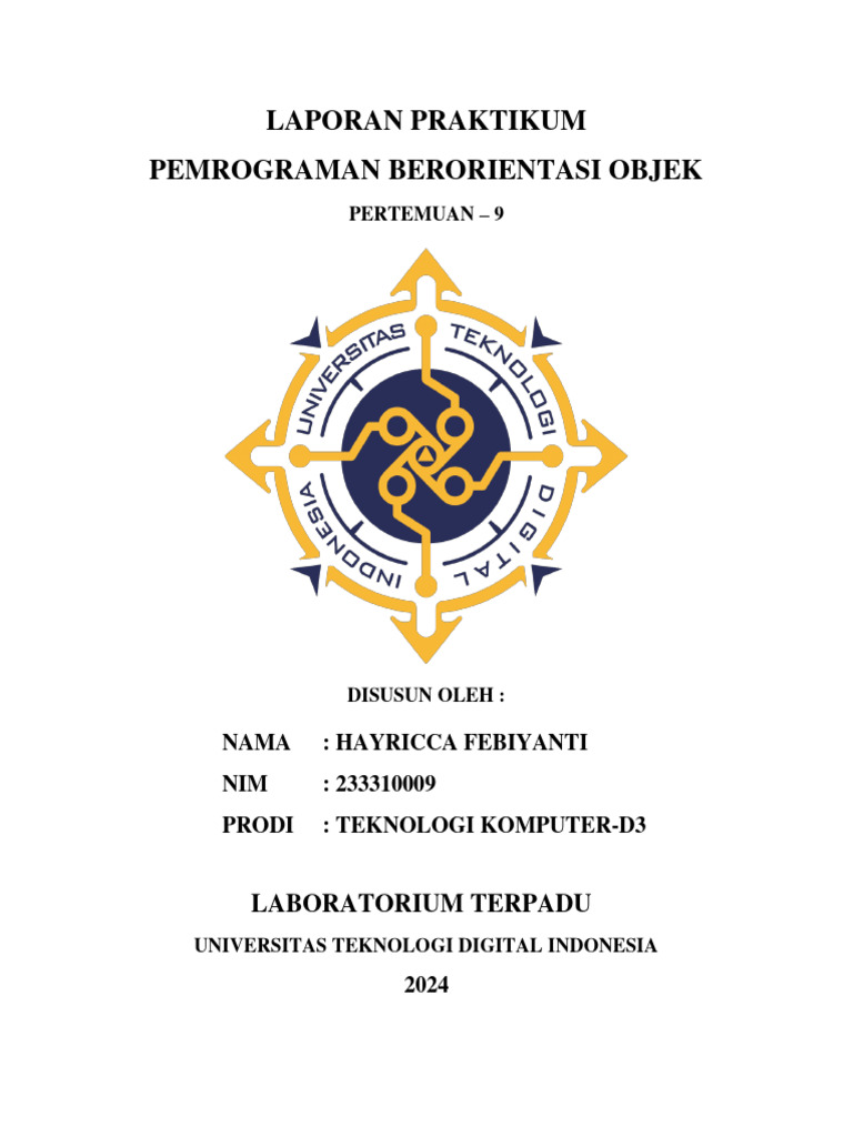 Laporan Praktikum 9 | PDF