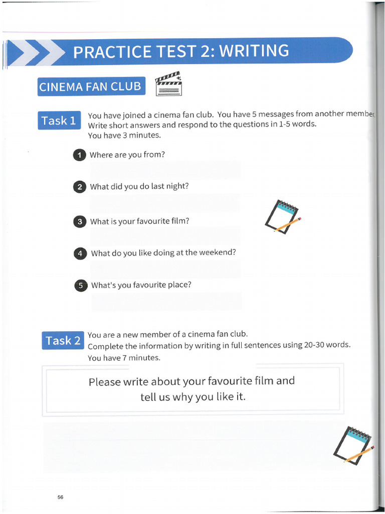 Writing Test 2 Aptis Extra Practice | PDF