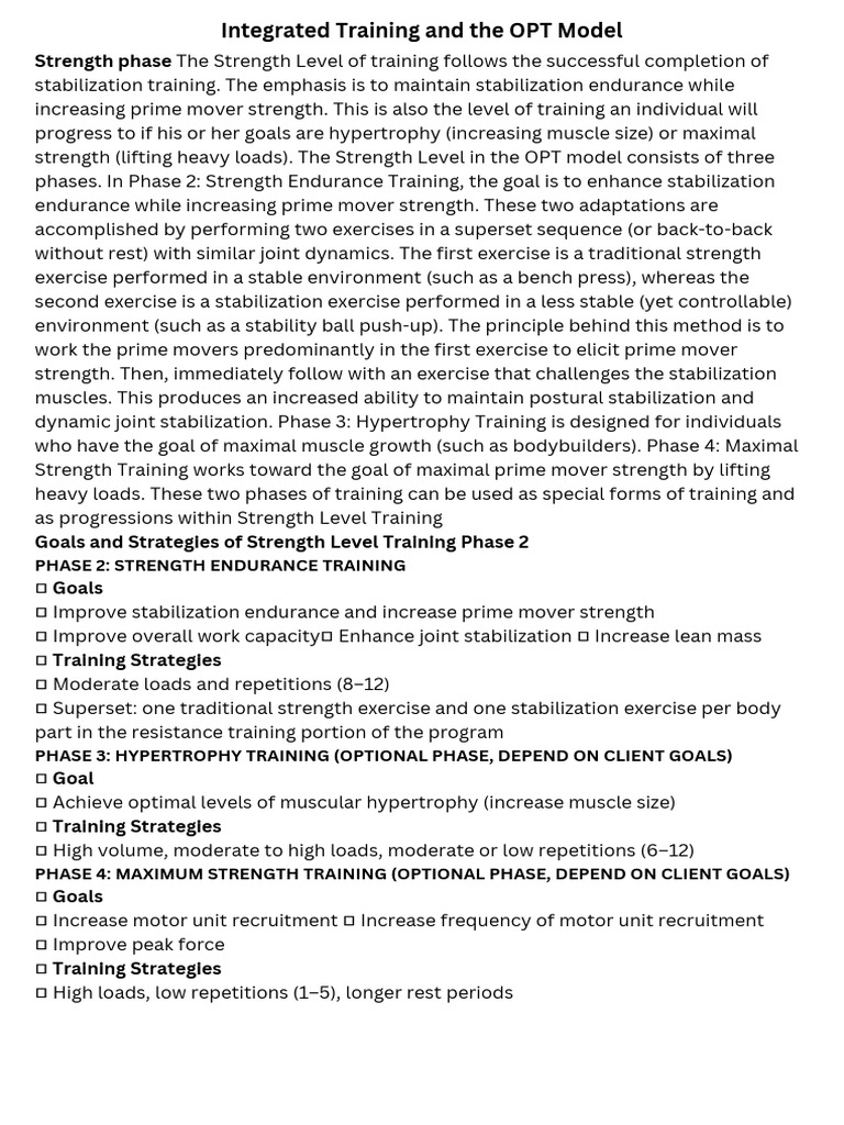 Nasm 2 | PDF | Strength Training | Muscle Hypertrophy