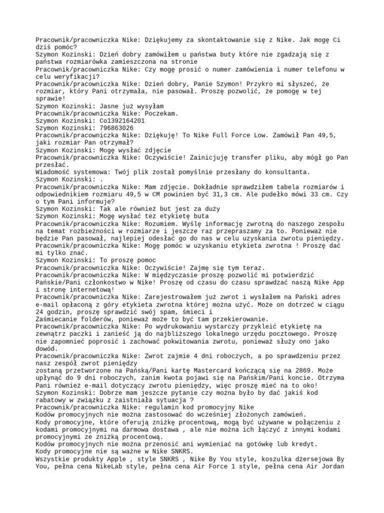 Live Chat History 3 | PDF
