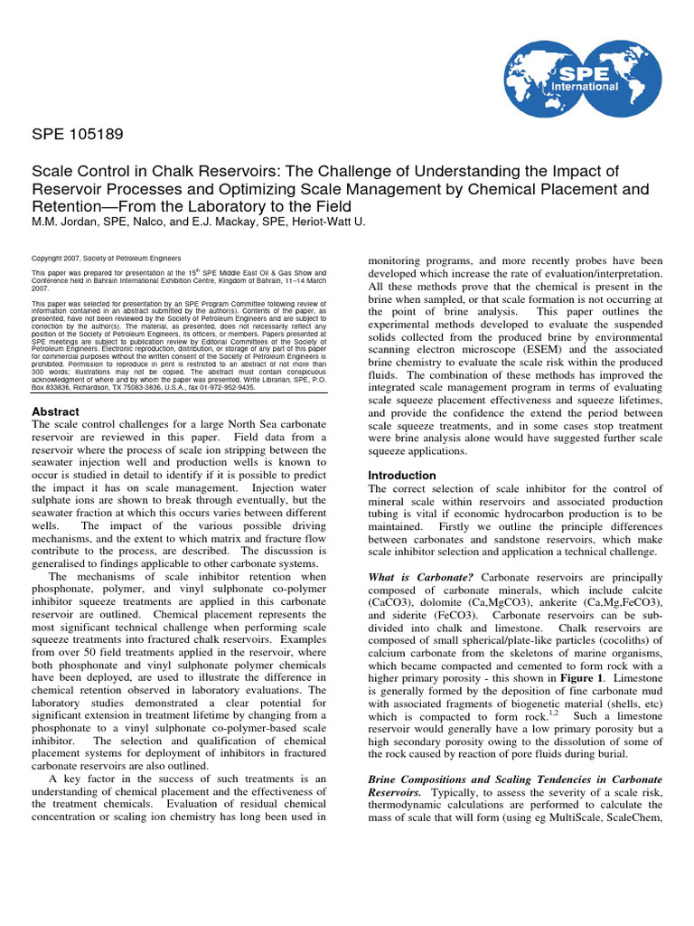 What Is Carbonate? Carbonate Reservoirs Are Principally | PDF ...