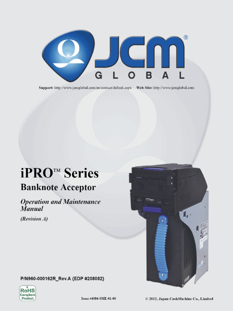 JCM IPro - Operation and Maintenance Manual Rev A 2012 | PDF