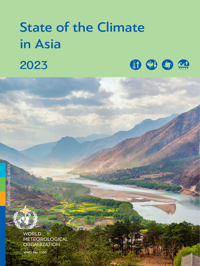 1350 State of The Climate in Asia 2023 | PDF | Climate Change ...