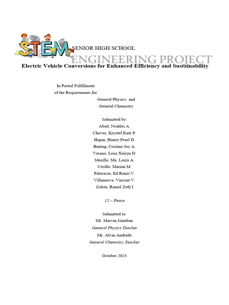 SIP Paper | PDF | Electric Vehicle | Transport