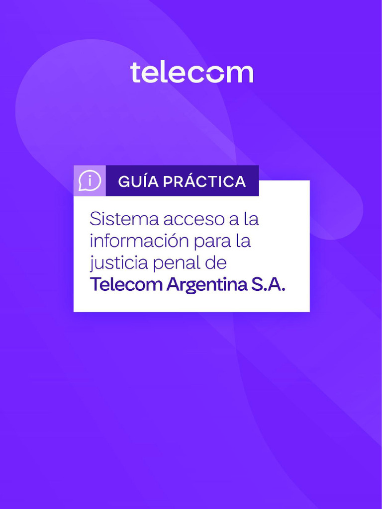 GUIA PRACTICA PORTAL Telecom | PDF | Dirección IP