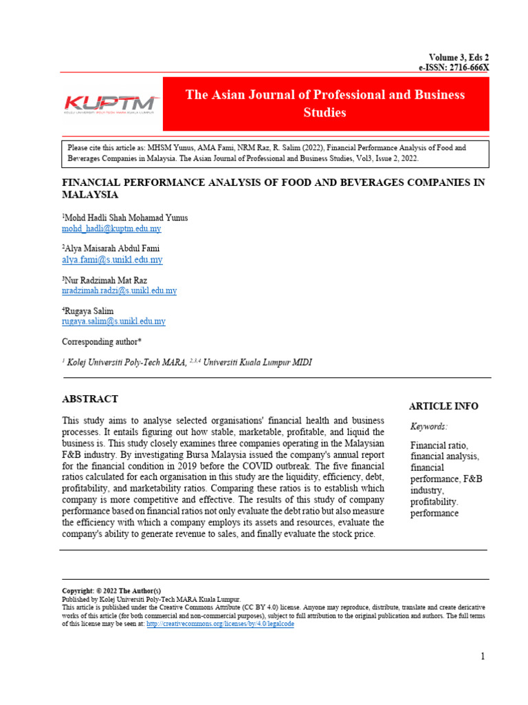 Financial+performance+analysis | Download Free PDF | Leverage (Finance) | Equity (Finance)