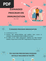 CHN Expanded Program On Immunization | PDF | Vaccines | Vaccination
