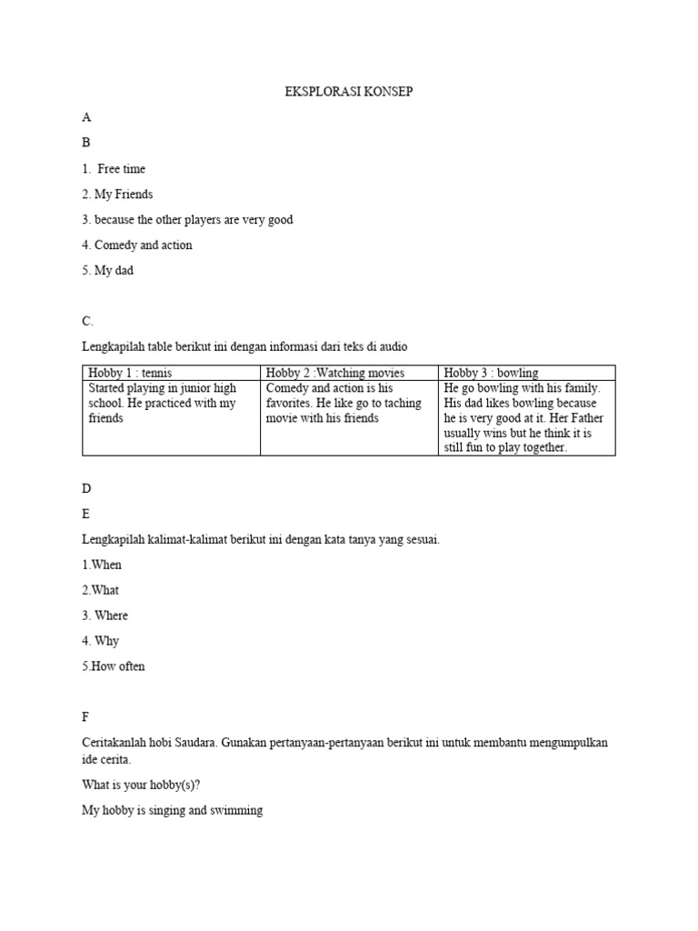 EKSPLORASI KONSEP | PDF