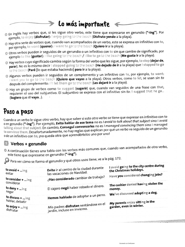 B2 Fce U5 - Verbs and Expressions Followed Infinitive or - Ing. Review ...