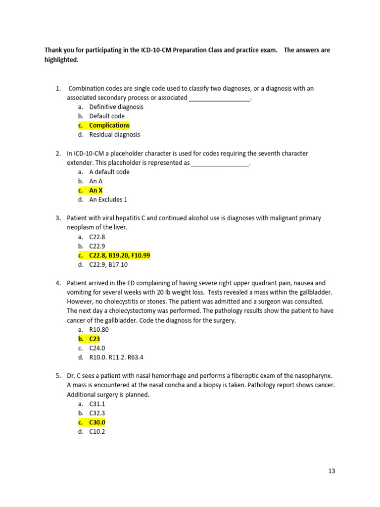 ICD Test Final - Key | PDF | Schizophrenia | Anemia