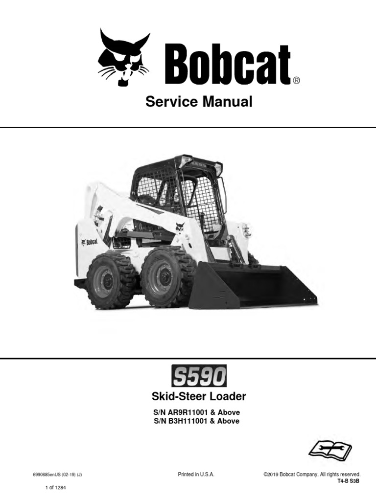 Bobcat S590 Service Manual Overview | PDF | Elevator | Internal ...