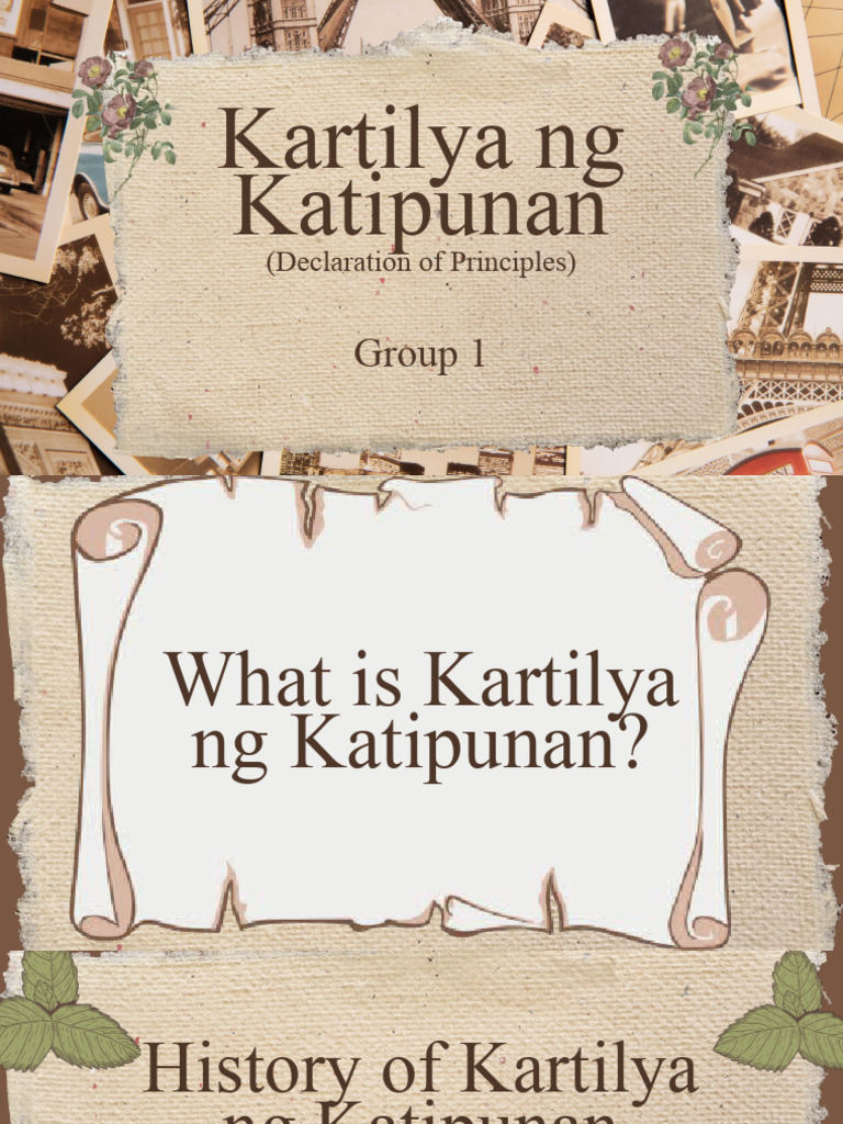 Kartilya ng Katipunan (Declaration of Principles) (1) | PDF