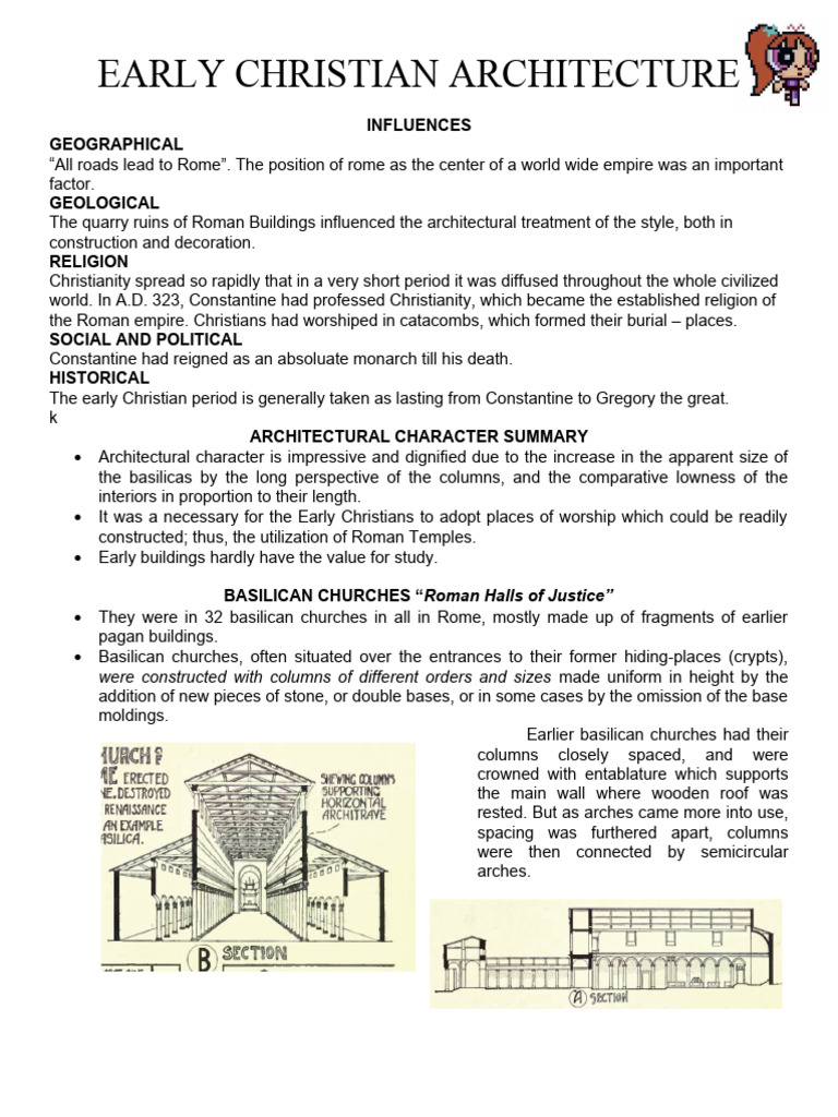 Early Christian Architecture | PDF | Dome | Church (Building)