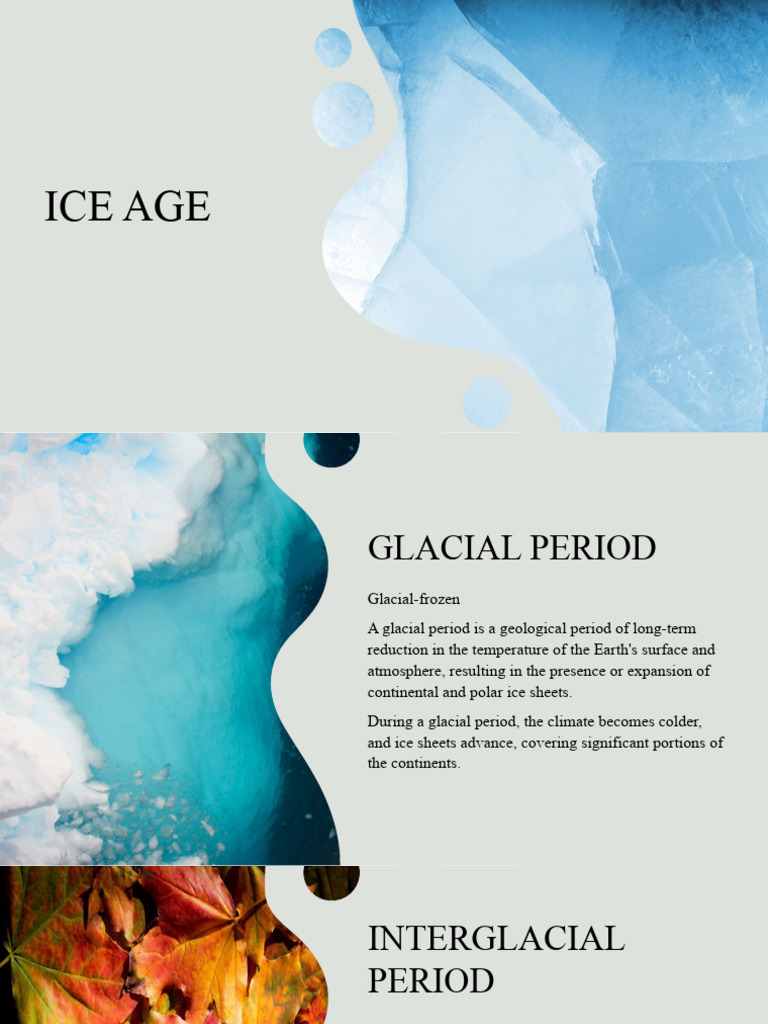 ice age | PDF | Ice Age | Glacier