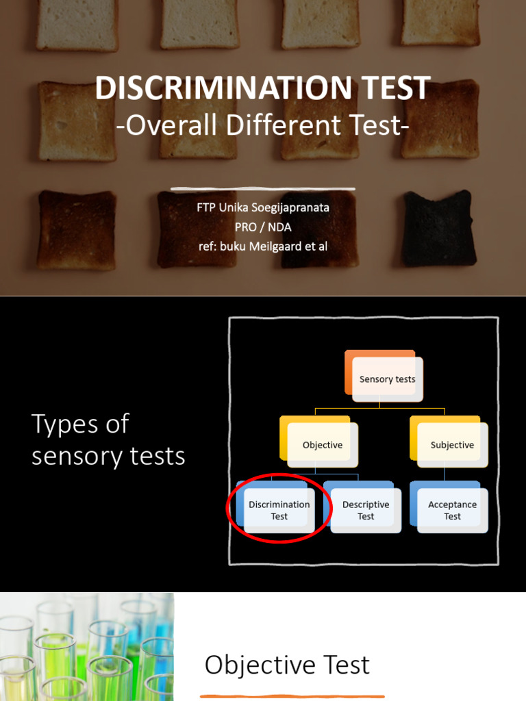 8 - Discrimination Test (Overall) | PDF | Statistical Hypothesis ...