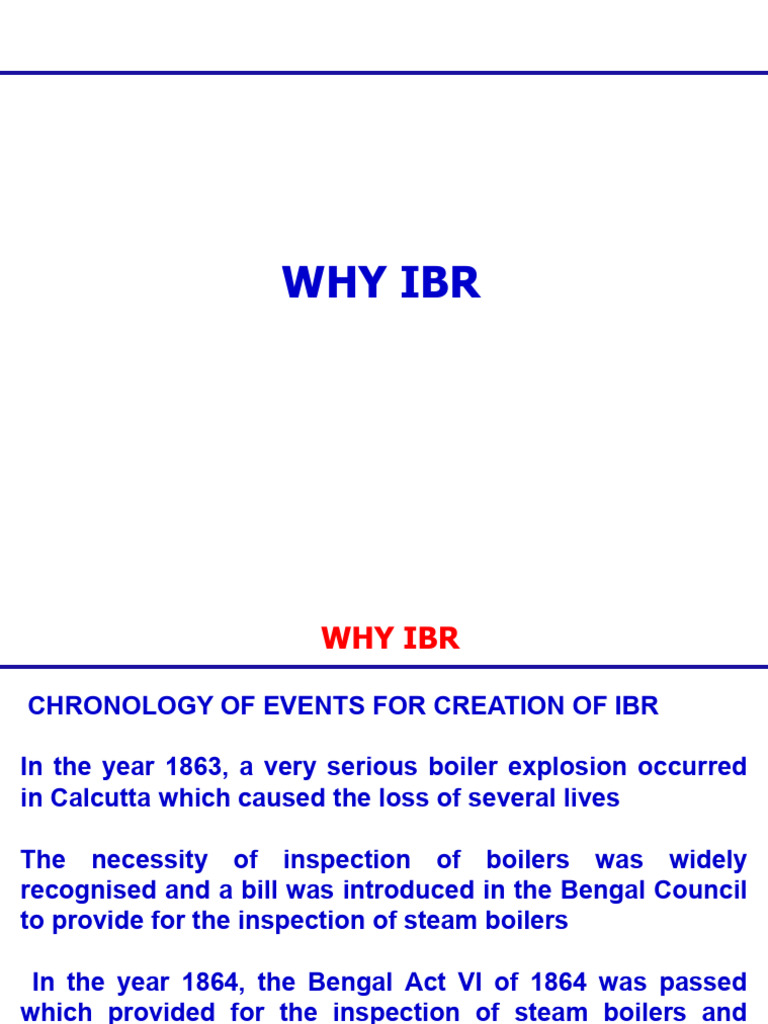 IBR guidelines | Download Free PDF | Boiler | Pressure