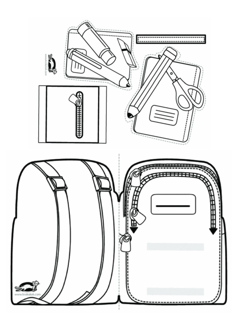 School Bag Craft | PDF