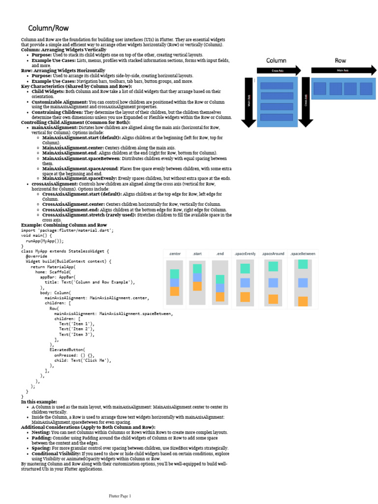 Column Row | PDF | System Software | Computing