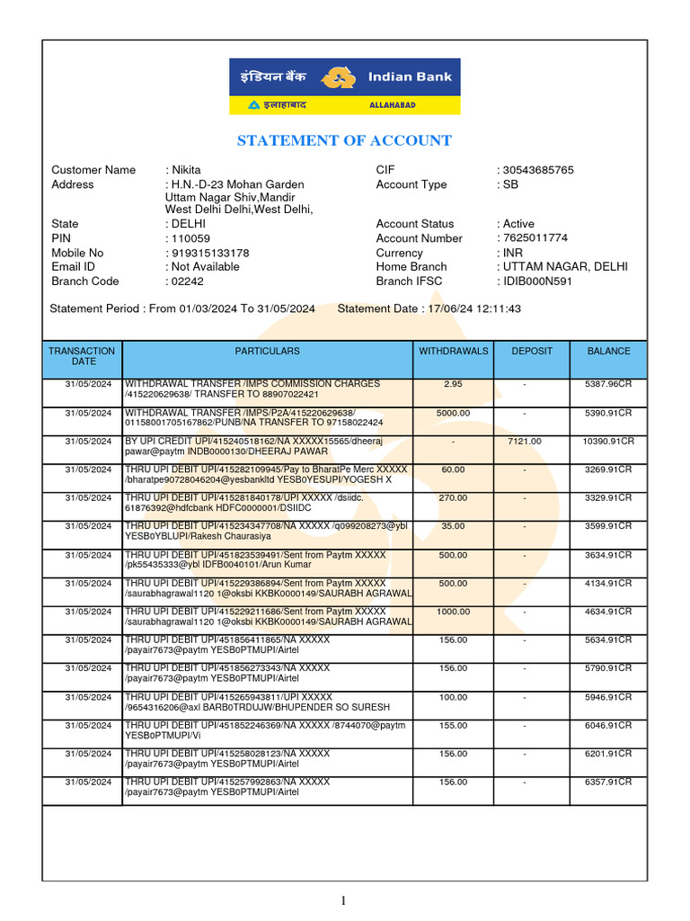 Wa0005. | PDF | Debit Card | Debits And Credits