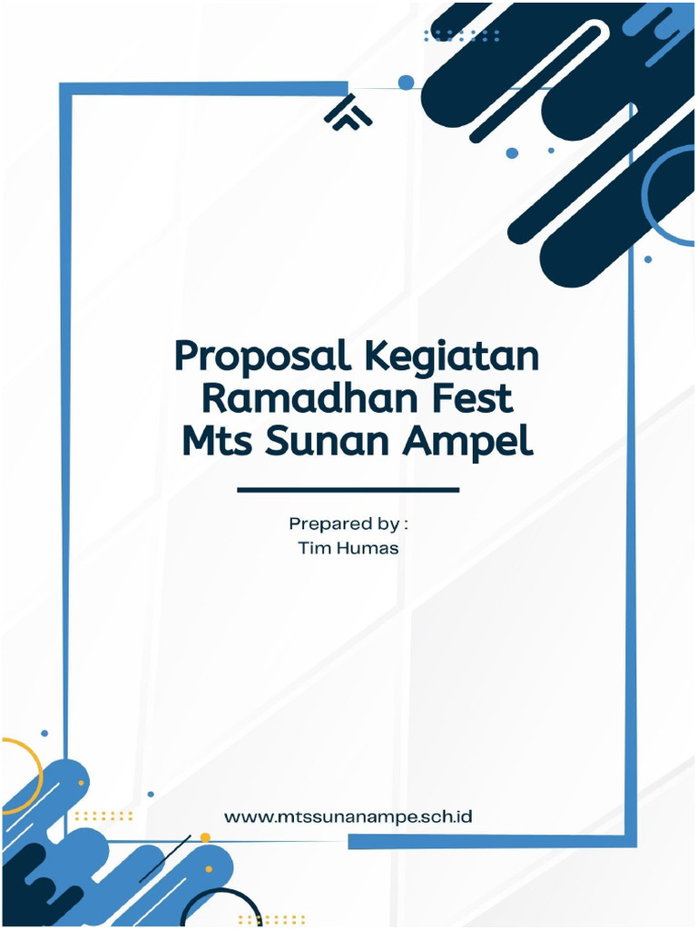 Proposal Ramadhan Fest 1 | PDF | Seni