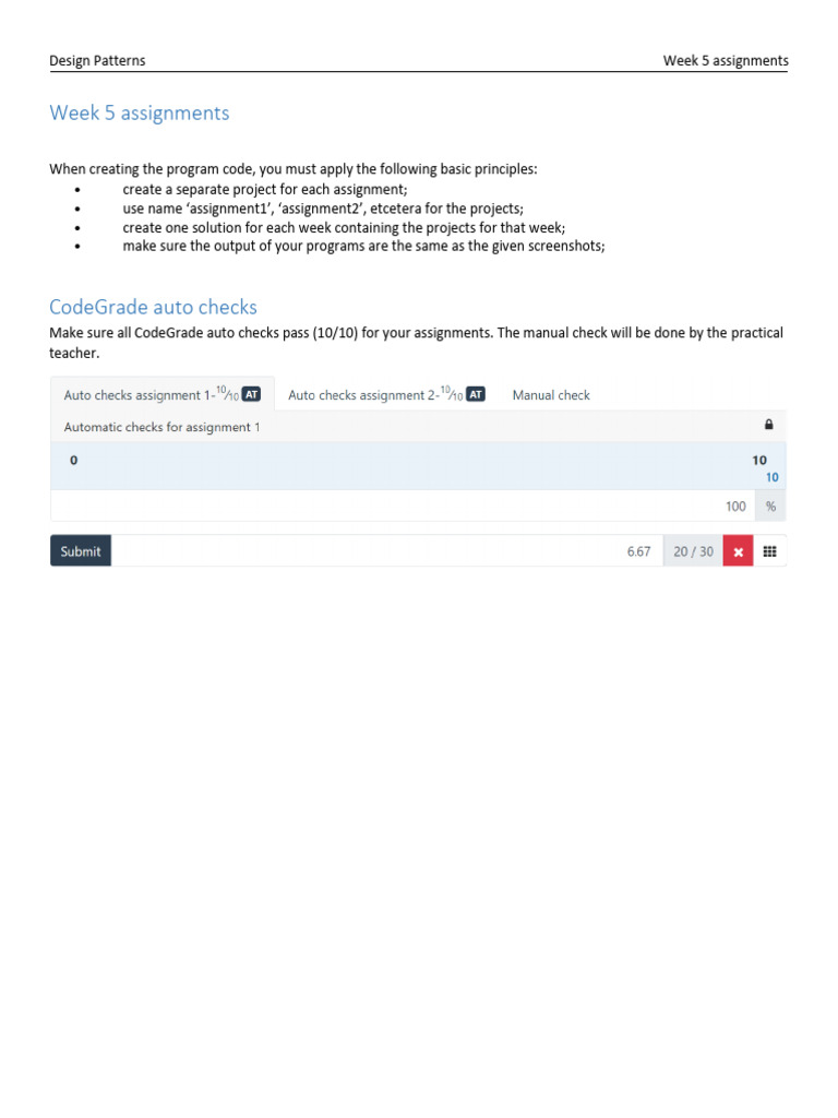 Assignments DesignPatterns Lesson5 | PDF | Art | Computers