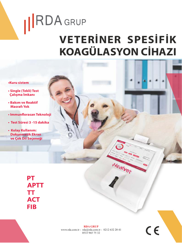 Mare Healthcare Veterinary Coagulation Analyzer | PDF