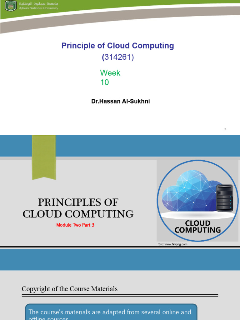 Week 10 CloudComputing Module Two | PDF | Data Center | Computing