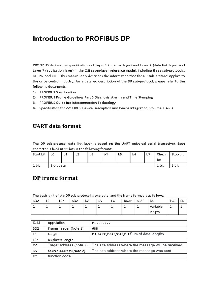 02-20181019-Profibus DP User Manual (English) | PDF | Osi Model | Parameter (Computer Programming)
