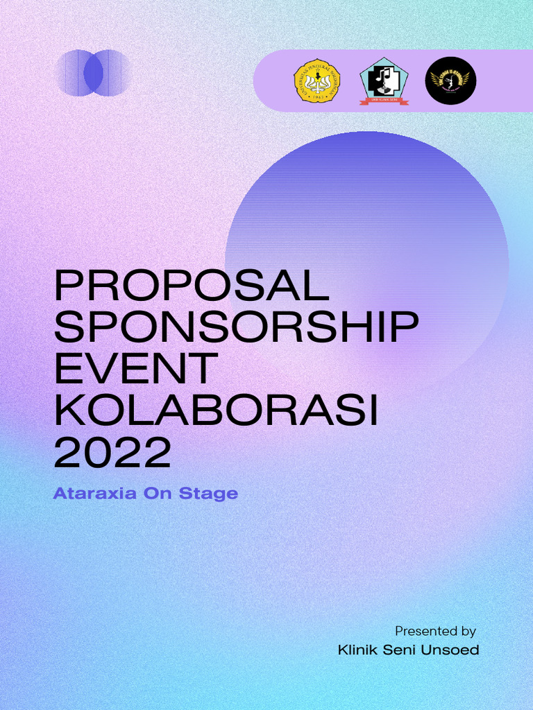 Proposal SponsorshipEvent Kolaborasi | PDF | Seni