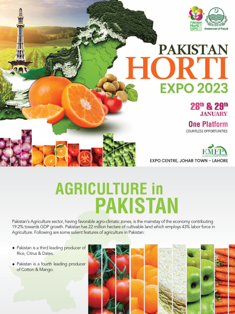 Horti Expo 2023 | PDF | Agriculture | Pakistan