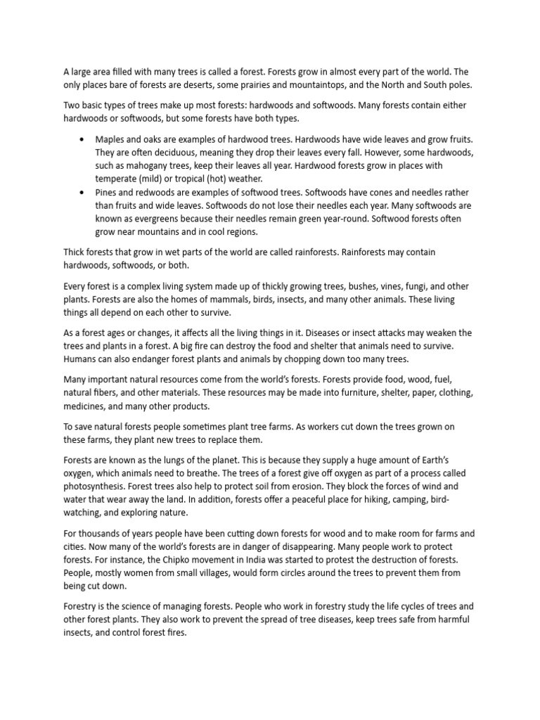 Forests | PDF | Trees | Forests