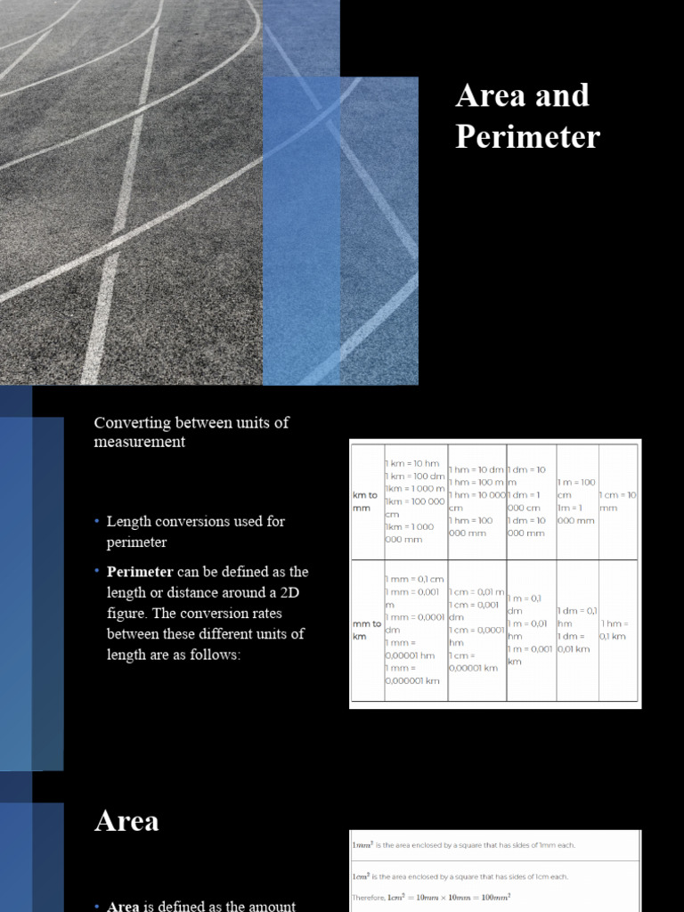 Area and Perimeter | PDF