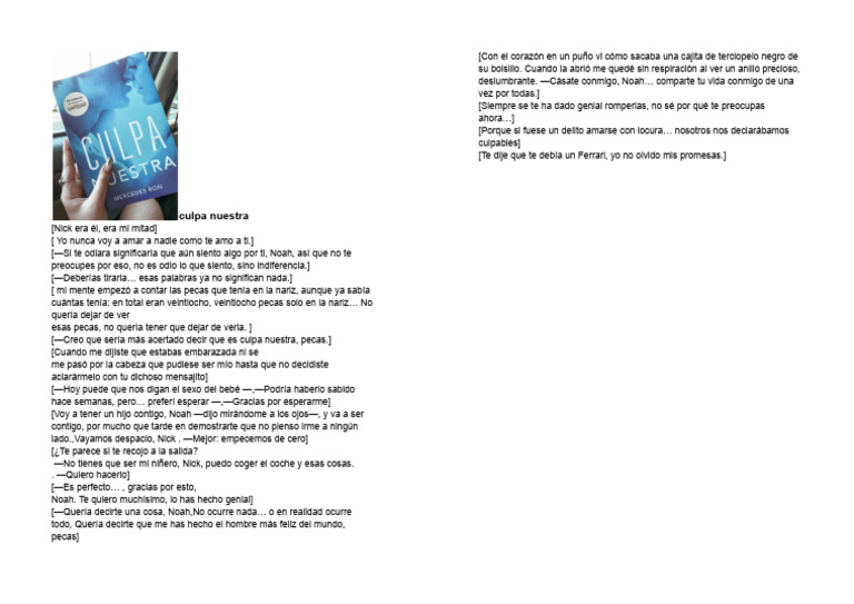 Resumen Culpa Nuestra - Google Drive | PDF