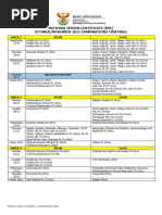 2024 NSC Final Grade 12 Exam Timetable | PDF | Educational Stages