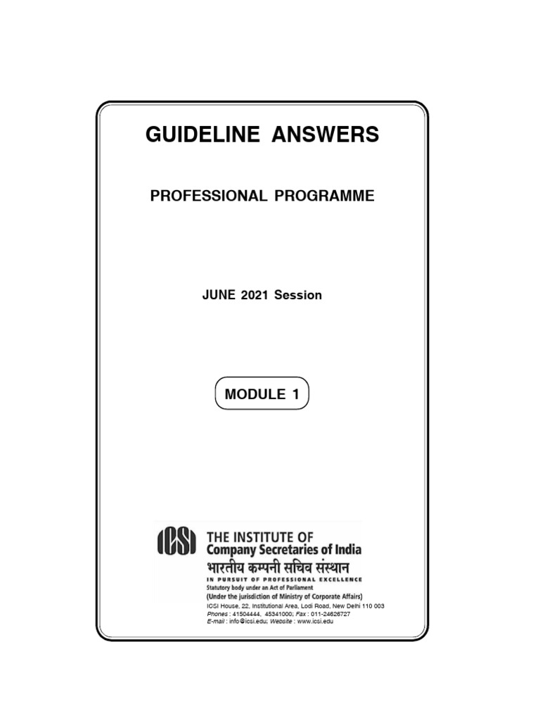 PP Module I Os June 2021 Session | PDF | Liability Insurance | Audit