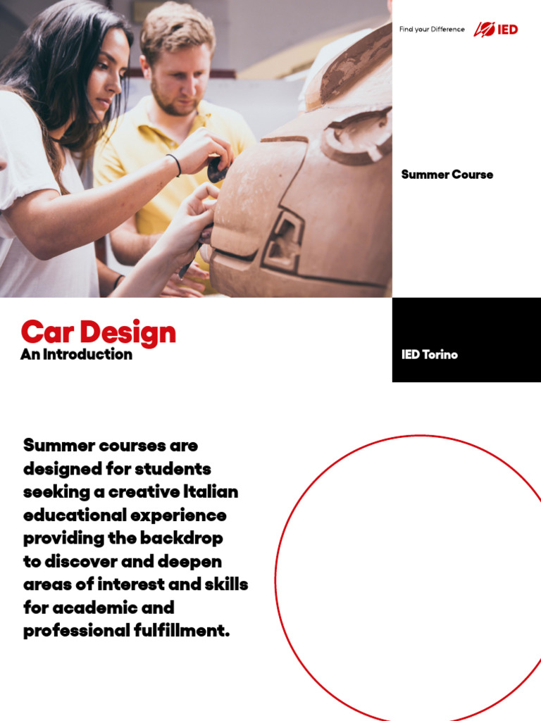 IED Torino Summer Course in Car Design | PDF | Design | Nissan
