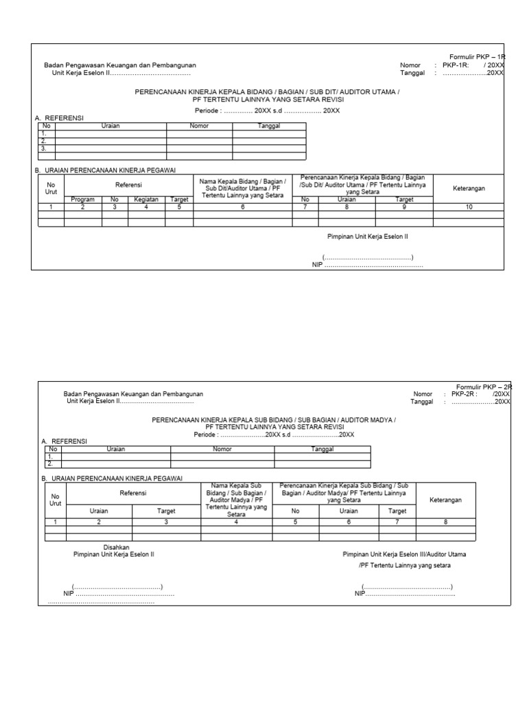 Lampiran I PKP - Rev | PDF