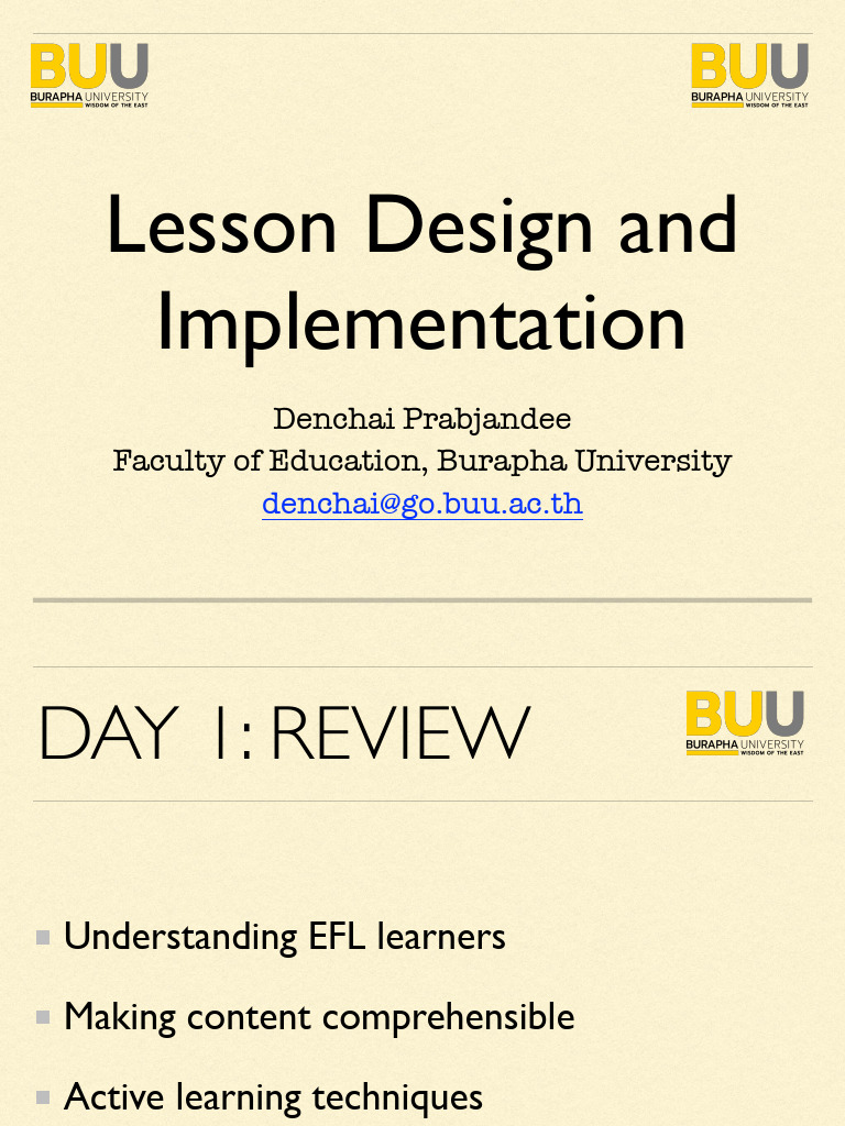 Lesson Design and Implementation | PDF | Lesson Plan | Learning